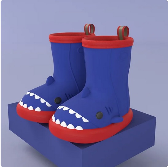 Shark decije gumene cizme 14 cm NOVO