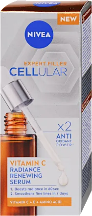 NIVEA
CELLULAR EXPERT FILLER serum za obnovu blistavosti kože sa vitaminom C, 30 ml