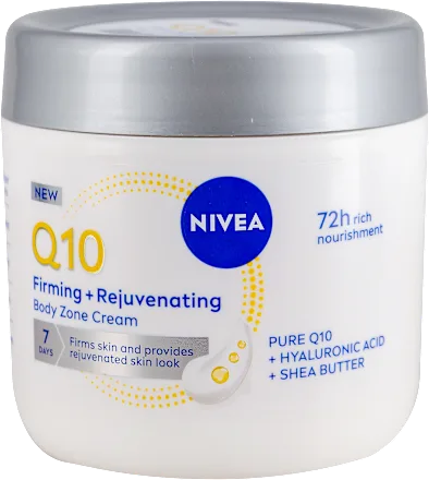 NIVEA
Q10 Firming + Rejuvenating krema za telo, 400 ml
