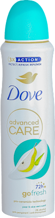 Dove
advanced care go fresh antiperspirant u spreju - kruška i aloe vera, 150 ml