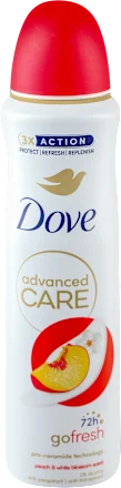 Dove
advanced CARE go fresh ženski dezodorans - antiperspirant u spreju Peach and White blossom, 150 ml
