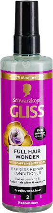 Schwarzkopf GLISS
FULL HAIR WONDER regenerator za kosu u spreju, 200 ml