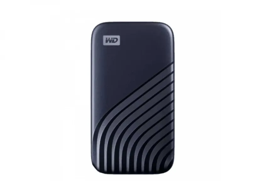 WD 500GB My Passport SSD - Portable SSD, up to 1050MB/s Read and 1000MB/s Write Speeds, USB 3.2 Gen 2 - Midnight Blue 67724