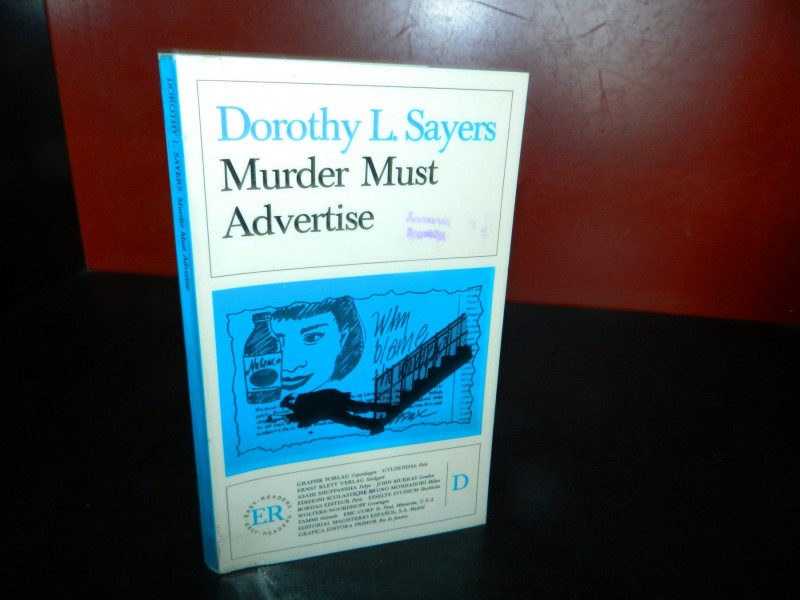 Murder Must Advertise, Dorothy Sayers