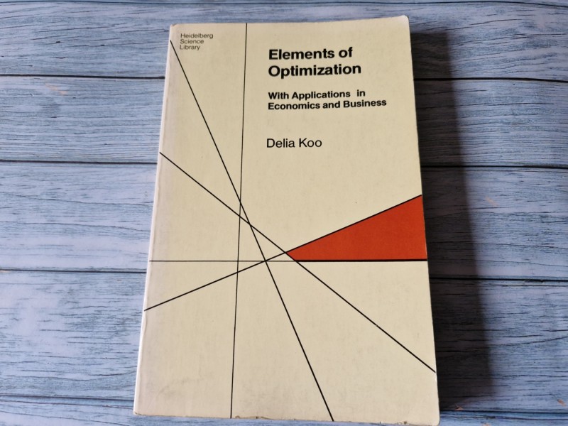 Elements of optimization - Delia Koo