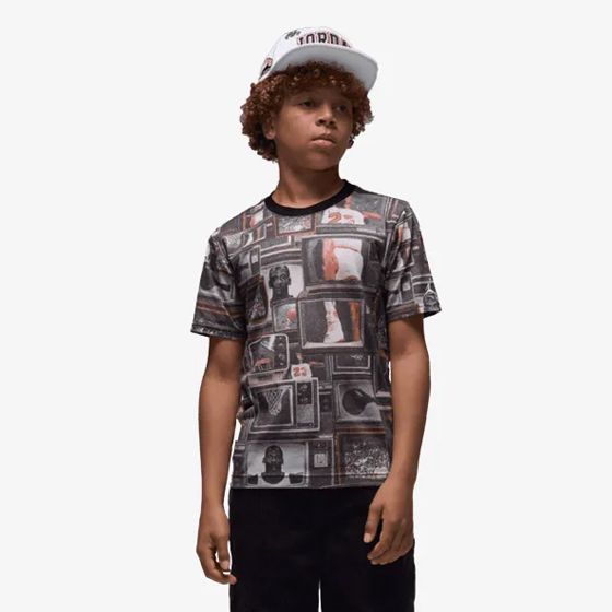 KIDS' FLT ESS AOP SS TEE 'MULTICOLOR'