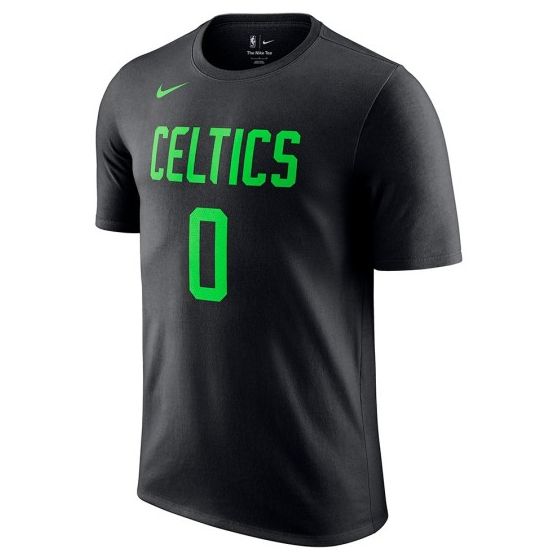 KIDS' JAYSON TATUM BOSTON CELTICS 24-25 CITY EDITION T-SHIRT 'BLACK'