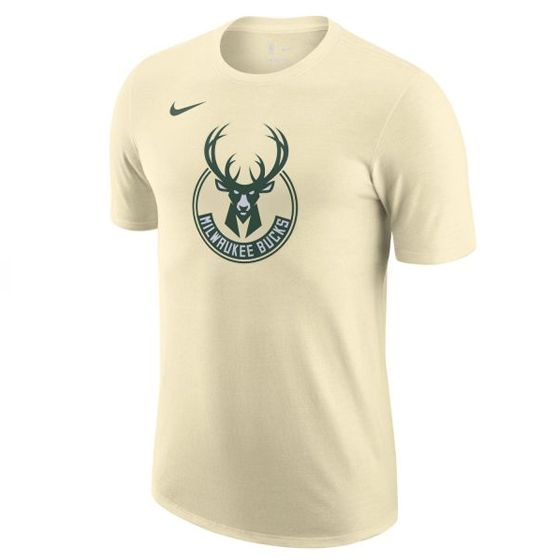 NBA MILWAUKEE BUCKS ESSENTIAL T-SHIRT 'BEIGE'