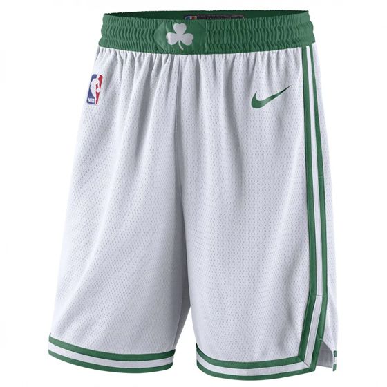 NBA BOSTON CELTICS ASSOCIATION EDITION SWINGMAN SHORTS 'WHITE'