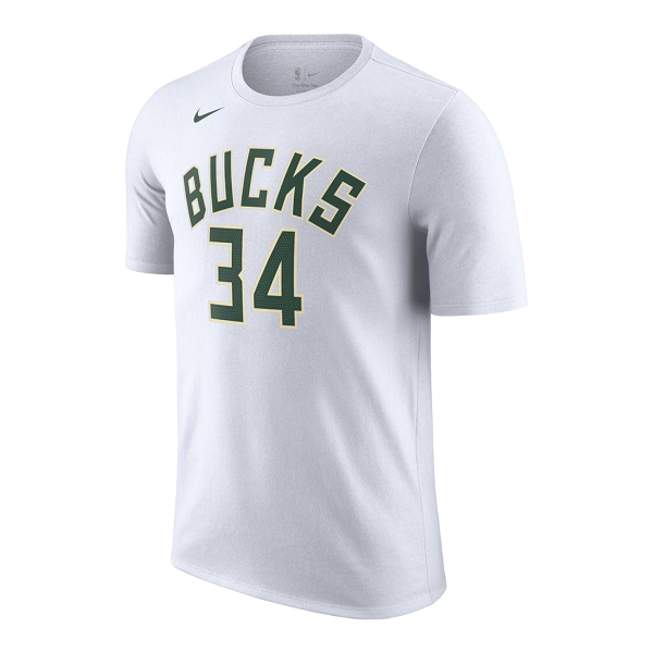 MILWAUKEE BUCKS GIANNIS ANTETOKOUNMPO T-SHIRT 'WHITE'