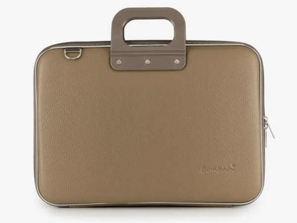 Bombata Torba BOMBATA CLASSIC VINIL LAPTOP BRIEFCASE (15'') Dove Gray Taupe (E00332 21)