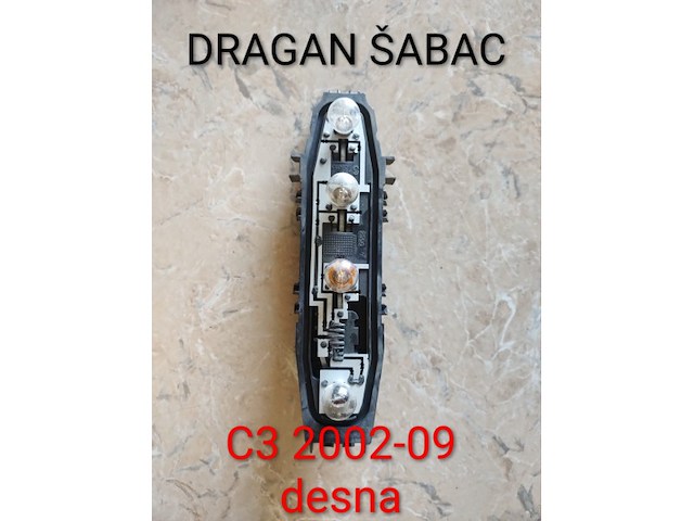 CITROEN C3 stop svetlo ploča desna