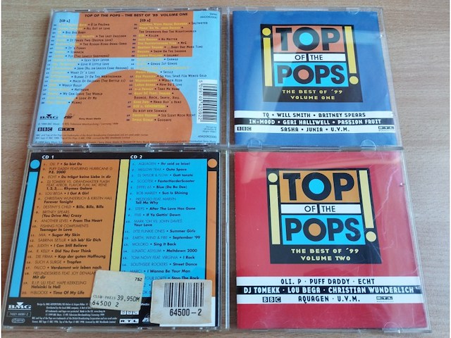 Tops of the Pops Best of `99 Vol.1+2-Various Artists