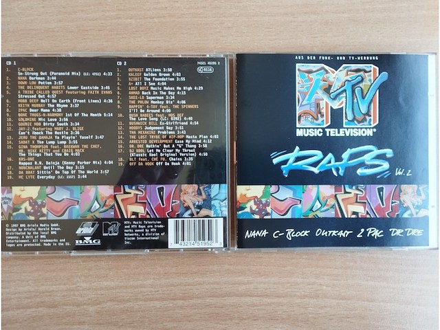 MTV Raps Vol.2 - Various Artists 2CD