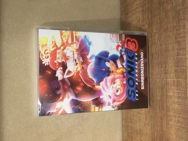 Sonic 3 DVD Sonikov film 3