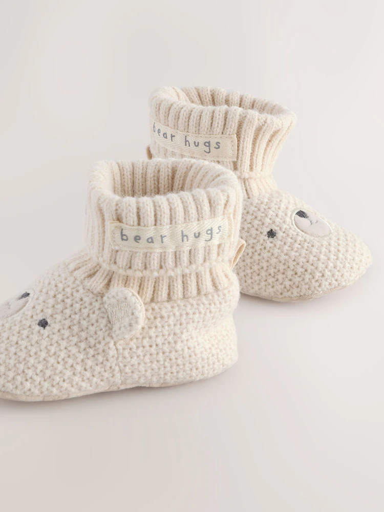 Neutralno Medved - Babi Sock Top Boot Shoes (0-18mths)