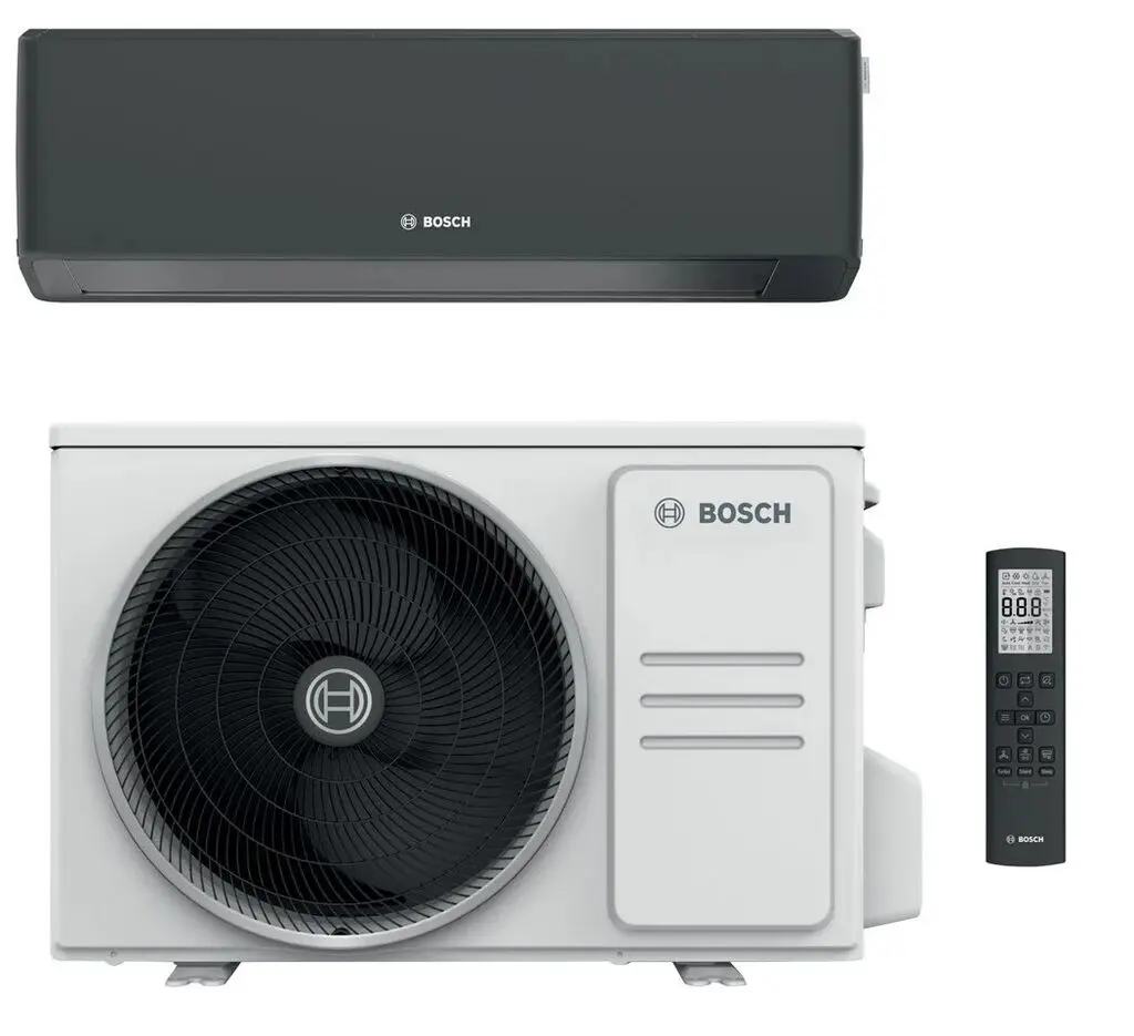 Bosch Inverter klima CL7000i-Set 35 EB, 3.4/4.1kW, Integrisani Wi-Fi, Crna