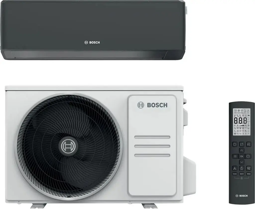 Bosch Inverter klima CL7000i-Set 26 EB, 2.5/4.1KW, Integrisani Wi-Fi, Crna