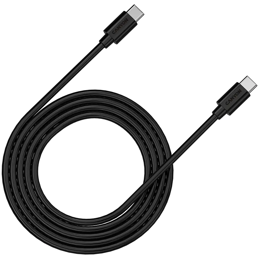 CANYON UC-12 Kabal, 2m, USB-C, Crni