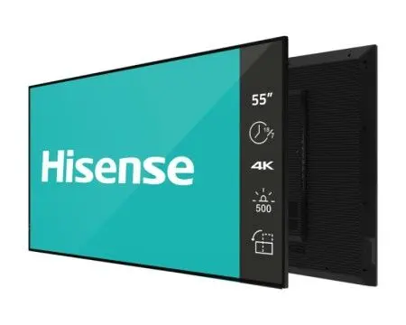 Hisense Interaktivni displej 55GM50D, 55'', 4K UHD, 500 nita, 18/7, Crni