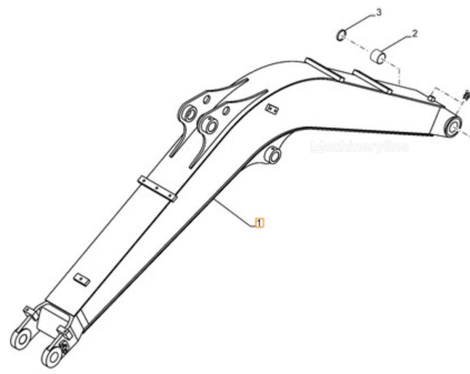Case 63MH-10251 63MH-10251 strela bagera za New Holland E37C mini bagera