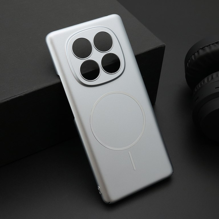 Futrola PURE mat MagSafe za Xiaomi Redmi Note 14 Pro 4G (Global) srebrna (MS)
