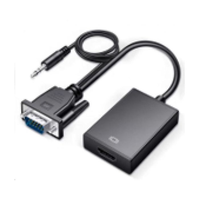 Adapter Stars Solutions VGA na HDMI crni