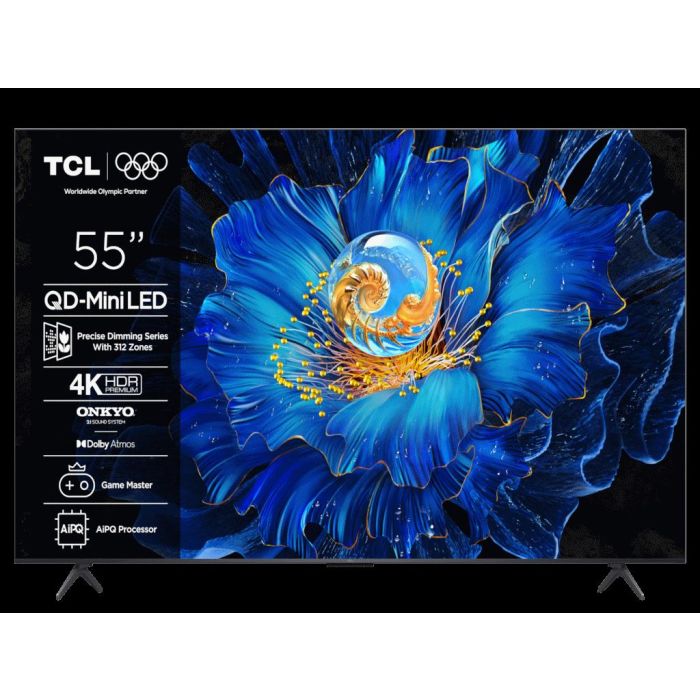 Televizor TCL 55C6KS/MiniLED/55"/4K/60Hz/Google TV/crna