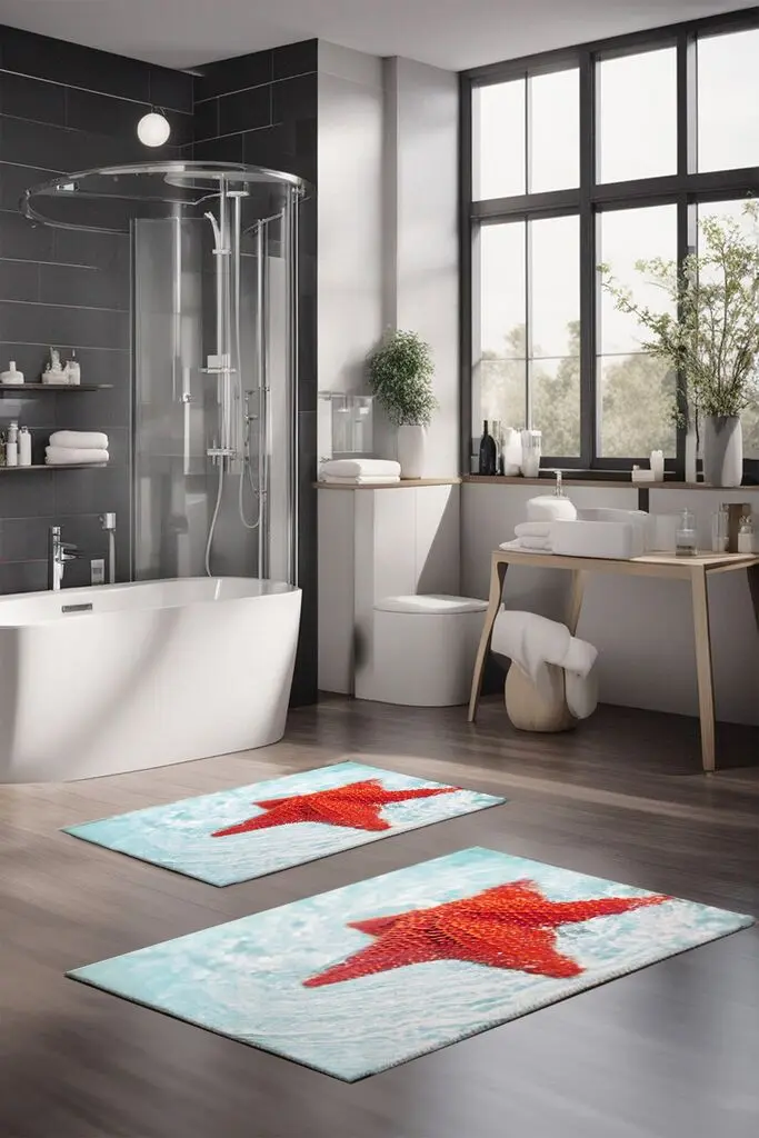 L'essentiel Maison Set prostirki za kupatilo CT-5189, 2 Komada, Šarena