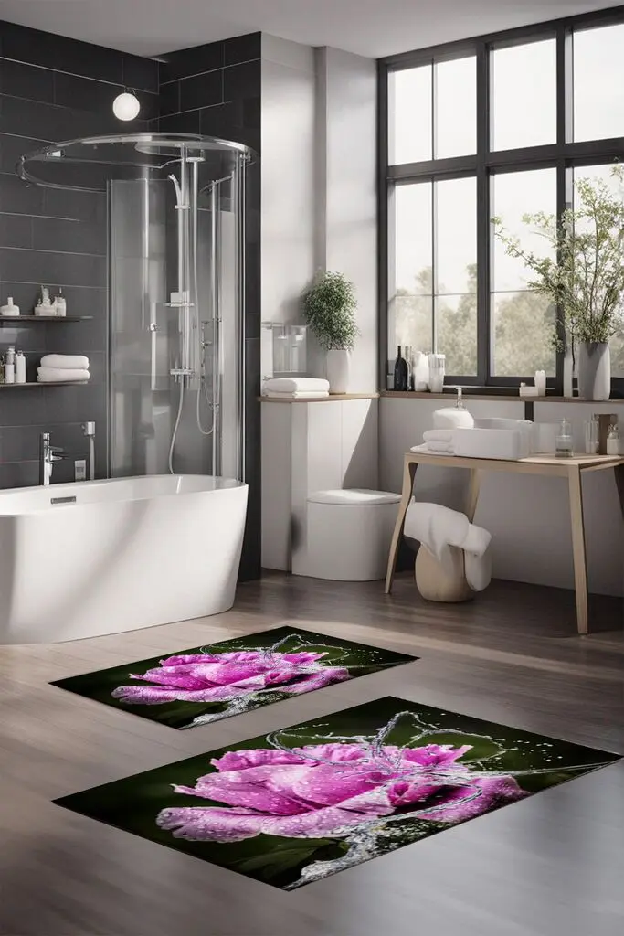 L'essentiel Maison Set prostirki za kupatilo CT-5149, 2 Komada, Šarena