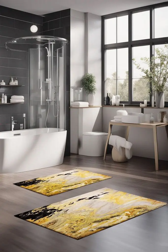 L'essentiel Maison Set prostirki za kupatilo CT-5041, 2 Komada, Šarena