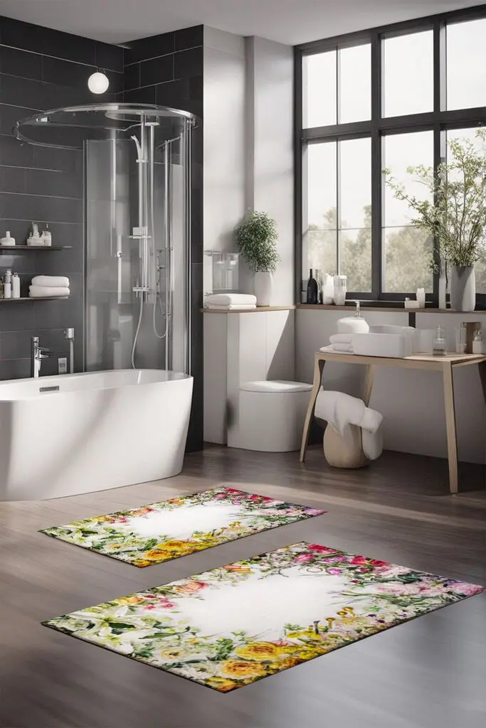 L'essentiel Maison Set prostirki za kupatilo CT-5227, 2 Komada, Šarena