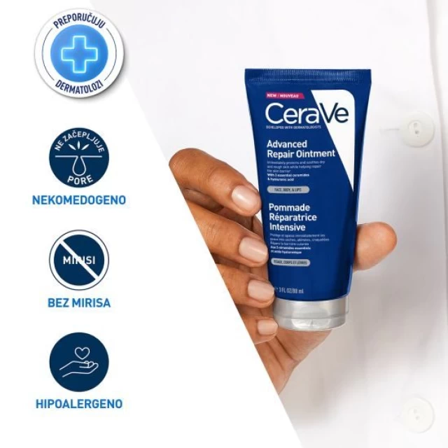 CERAVE NAPREDNA OBNAVLJAJUĆA MAST ZA OBNOVU SUVE I GRUBE KOŽE, 88 ML