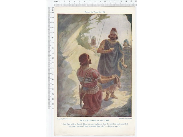 Arthur Twidle - Saul and David in the cave