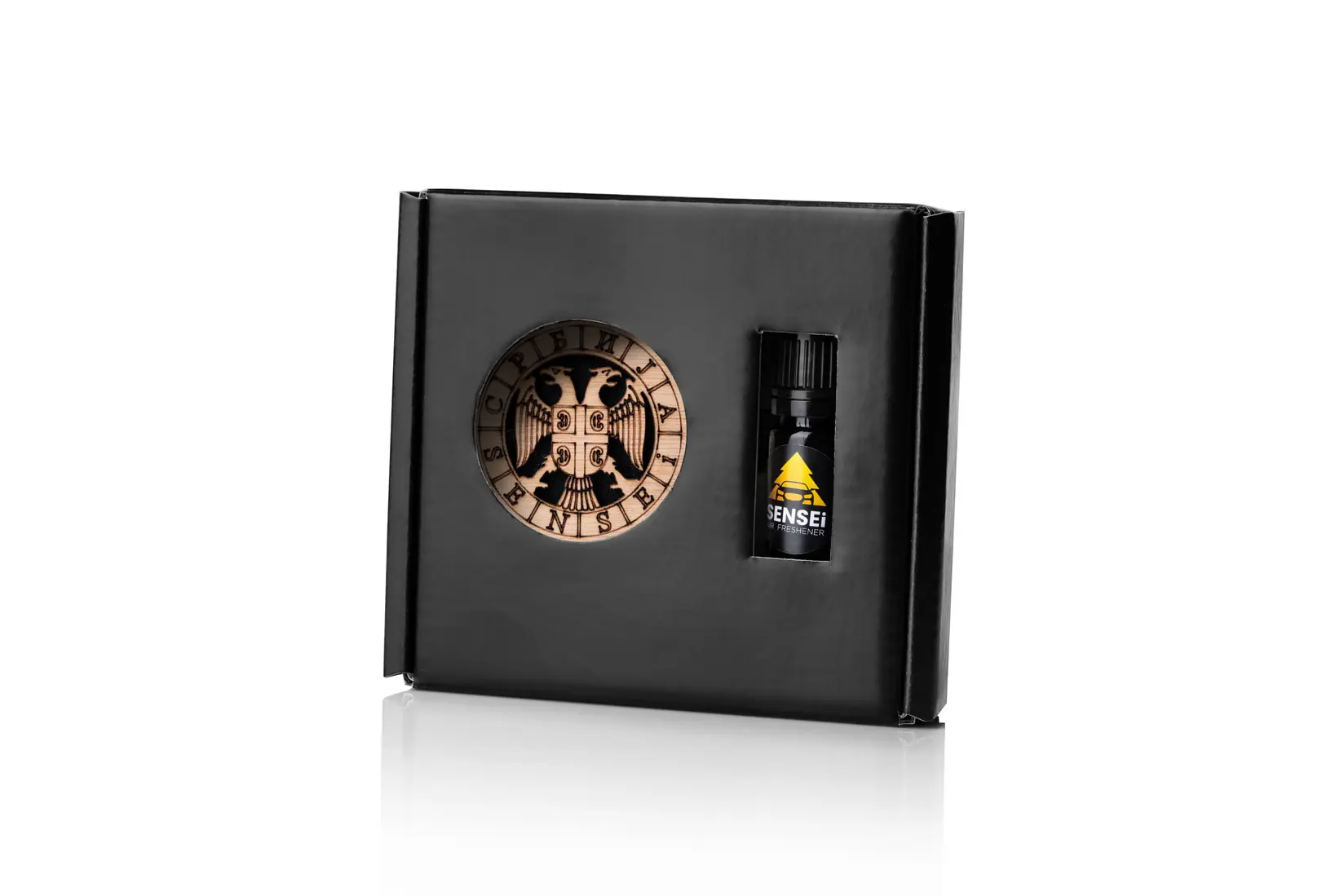 Sensei Air Freshner Srpski orao, Black Cherry, Bordo krug