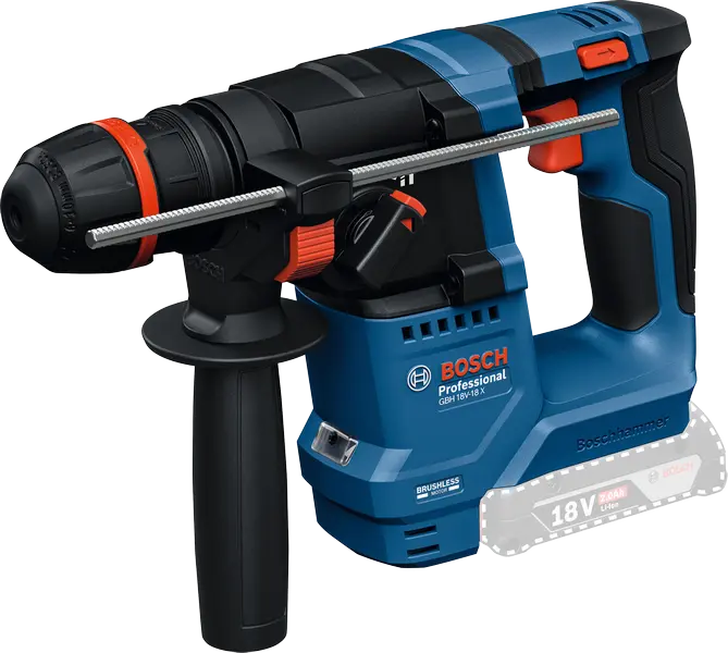 Bosch Akumulatorski elektro-pneumatski čekić / bušilica GBH 18V-18 X Solo, bez baterije i punjača 0611927100