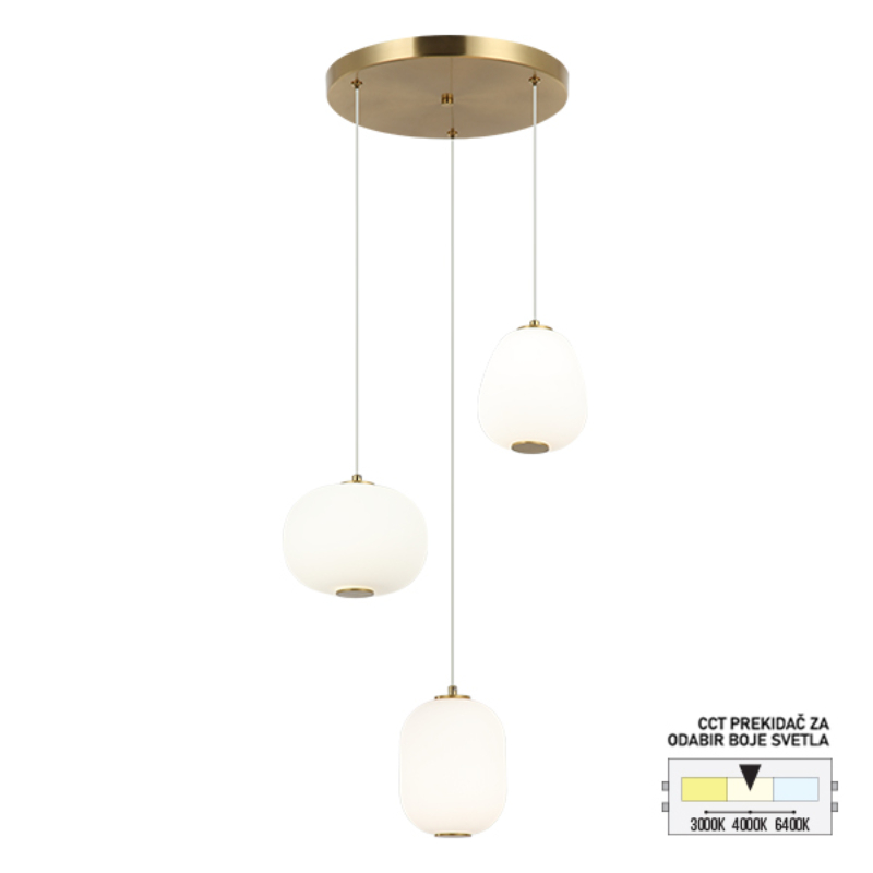 LED LUSTER F2405-20L SG FORMA