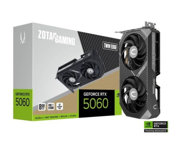 SVGA Zotac RTX 5060 Twin Edge 8GB GDDR7, ZT-B50600E-10M