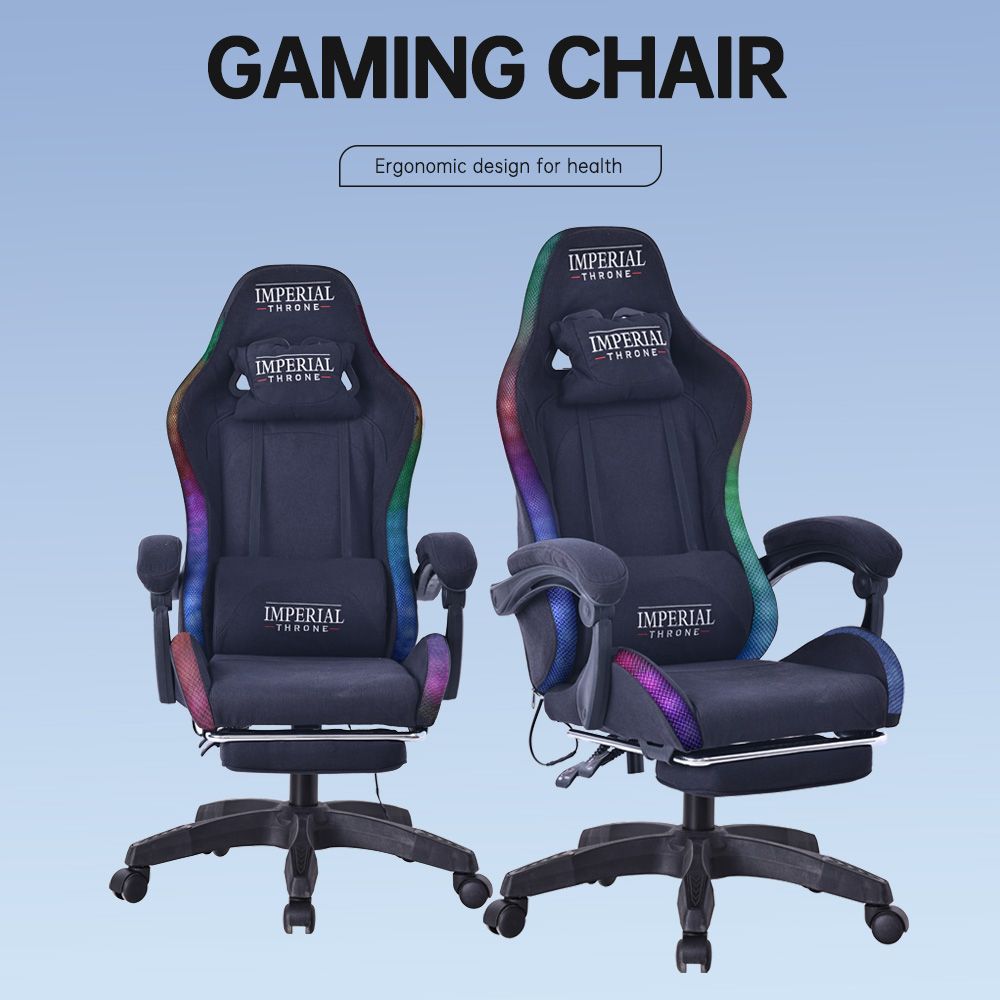 Gaming stolice LED RGB Massage Throne Aero 5400 - Black