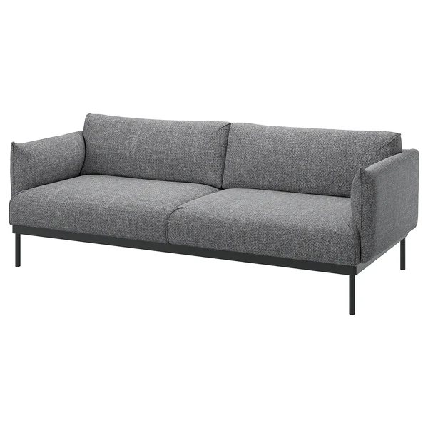 Sofa trosed, Lejde siva/crna