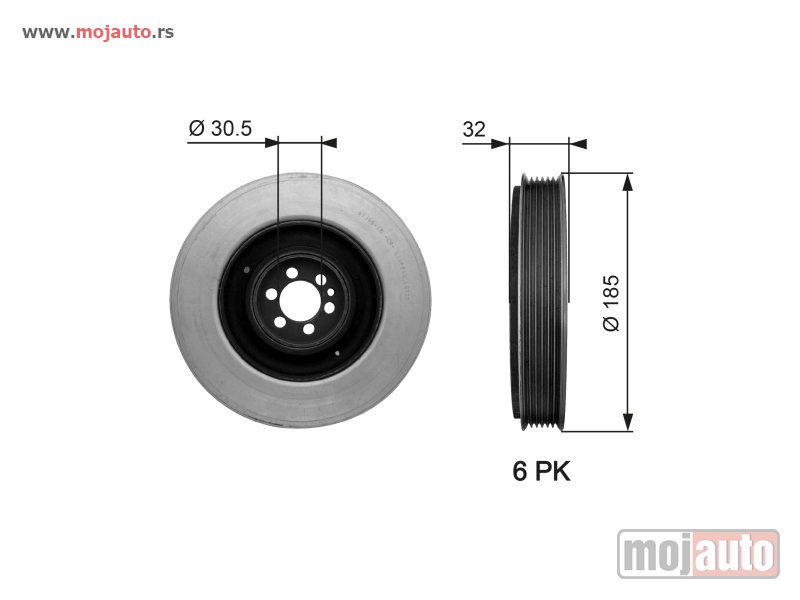 Alfa Romeo 159 2.4 JTD Remenica Radilice 05-11, NOVO