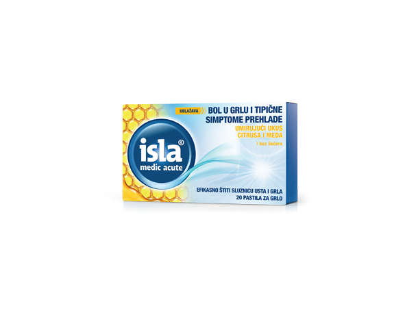 ISLA MEDIC ACUTE CITRUS/MED pastile a20