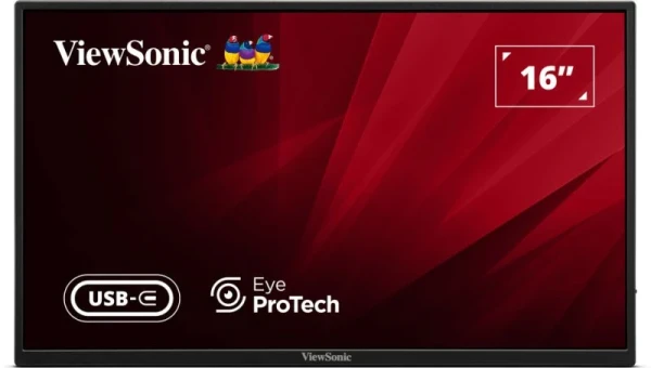 PORTABL MONITOR 16 VIEWSONIC VA1650 1920×1080/FULL HD/IPS/60HZ/USB-C/HDMI/AUDIO/ZVUČNICI