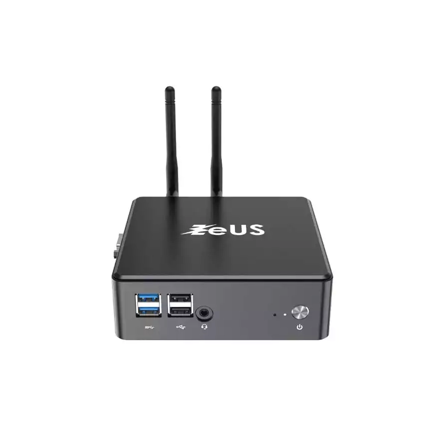 Mini PC Zeus MPI10-P24 Intel Pentium 6305 1.80 GHz/DDR4 8GB/m.2 256GB/Win11Pro/LAN/WiFi/BT/HDMI/DP
