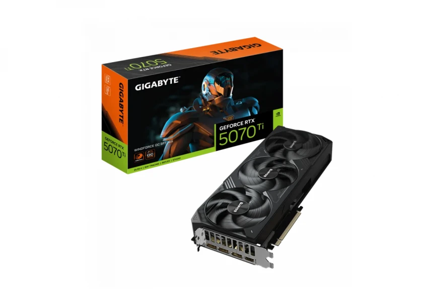 Graficka karta Gigabyte GeForce RTX 5070 Ti WINDFORCE OC SFF 16G