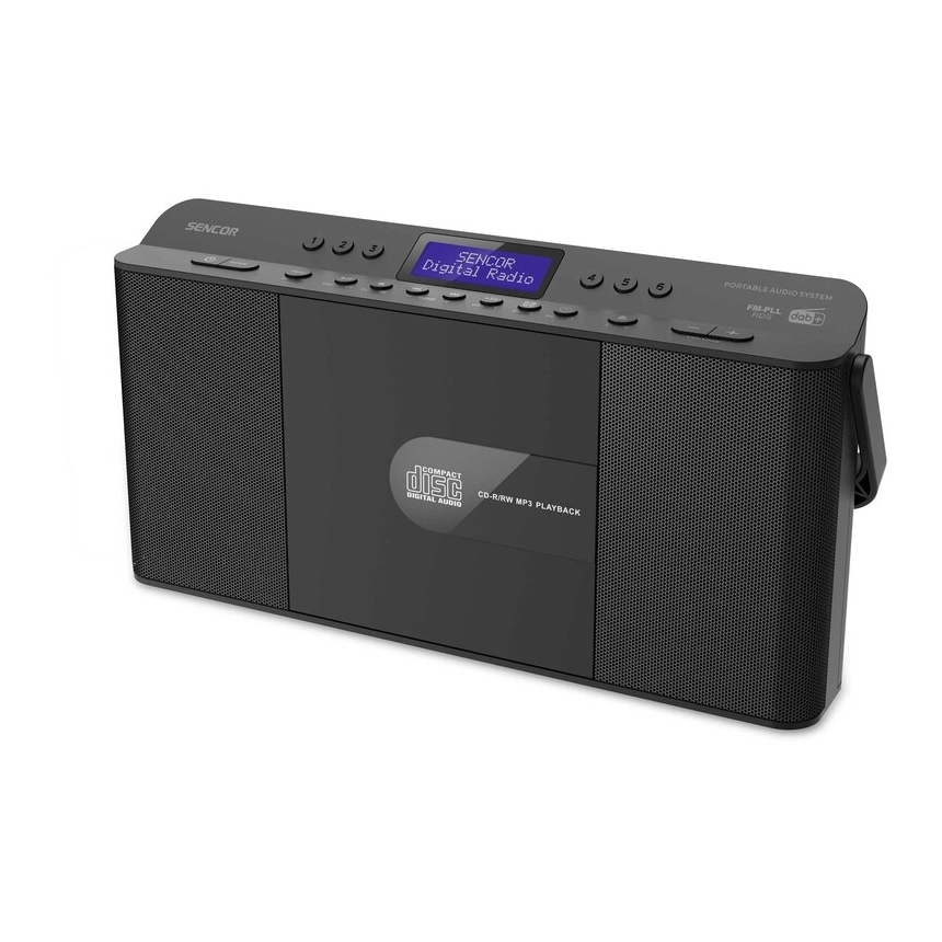 Prenosni vertikalni radio SENCOR SPT 7500DB DAB/BT/CD