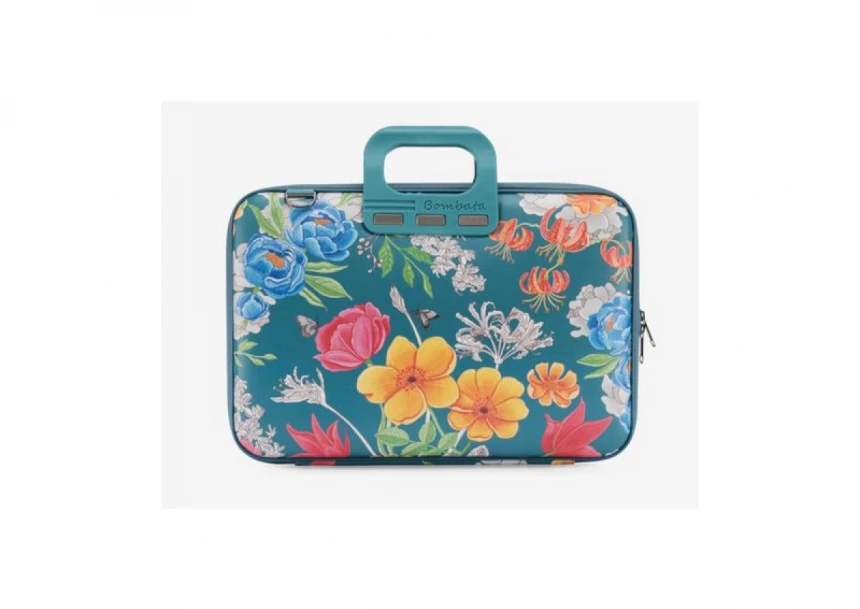 Torba BOMBATA Peonia 15,6"/16" - Limited Edition Teal blue