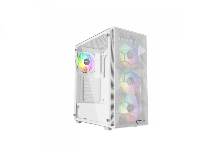 Kuciste Raidmax Talos window/White, 4x 120mm FRGB/650W/RT650RGBW