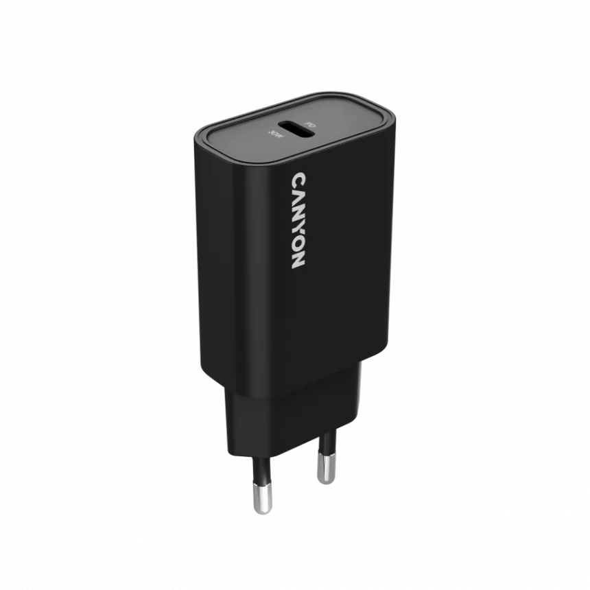 CANYON charger OnCharge 30CL Max Power 30W 1xPD EU Black