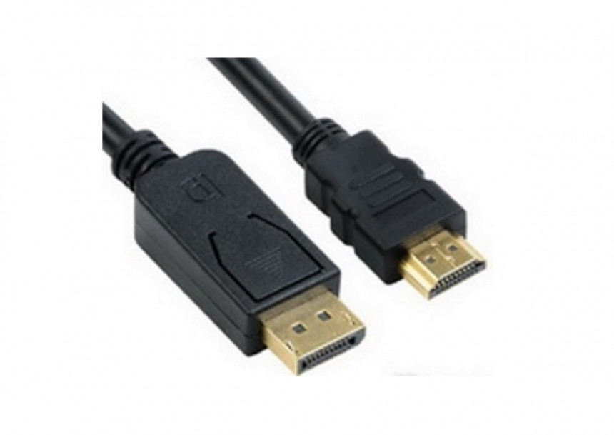 FAST ASIA Kabl DisplayPort (M) - HDMI (M) 1.8m crni